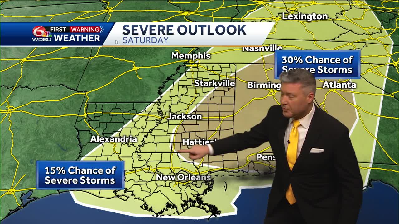 Tracking a very strong storm system Saturday