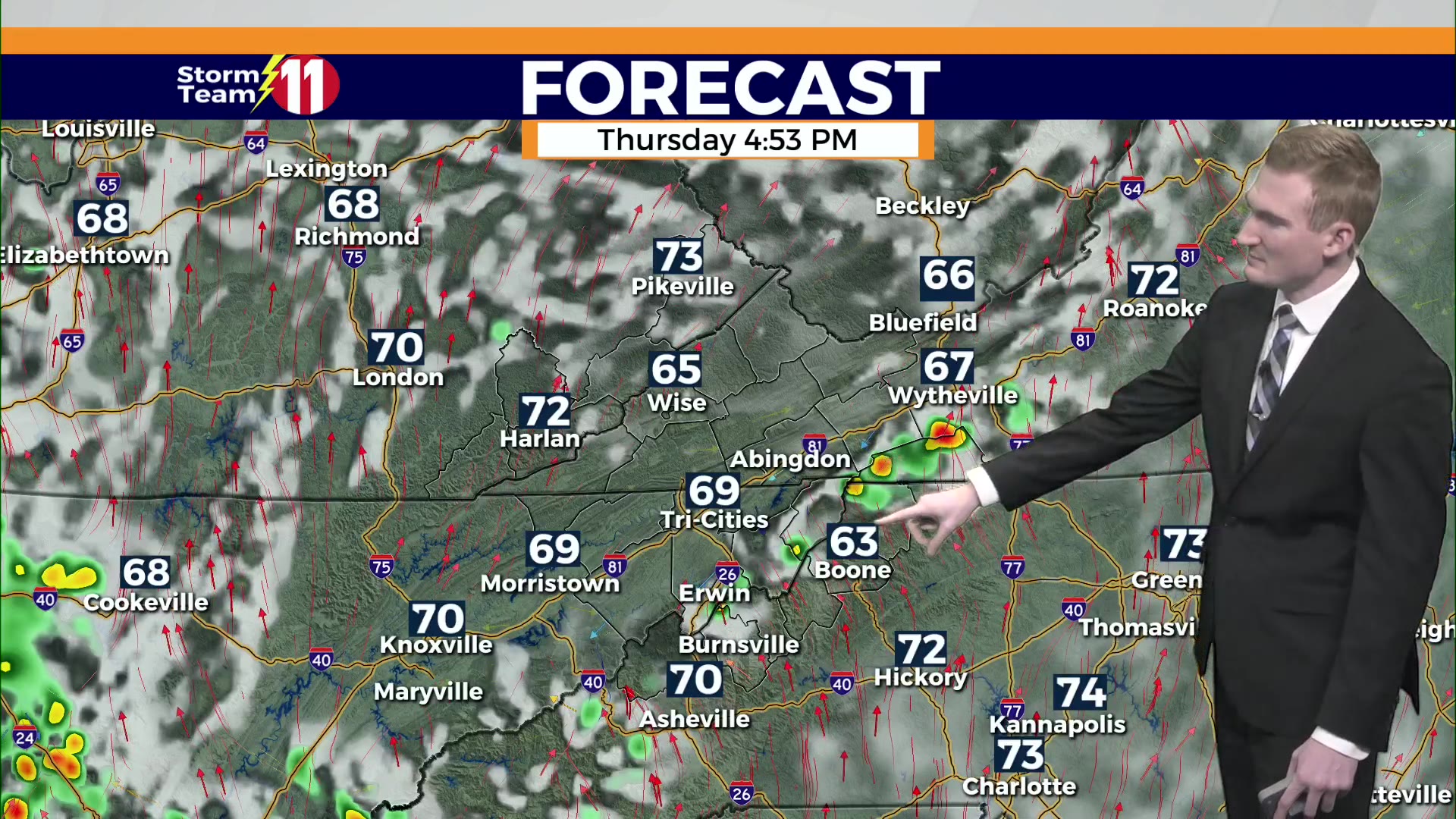 Mild evening with temperatures cooling quickly after sunset, mild ...