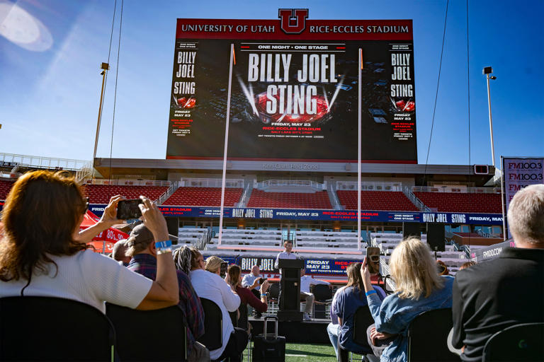 Billy Joel’s concert at Rice-Eccles Stadium was once supposed to be ...