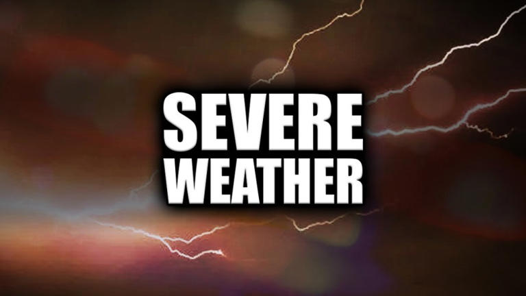 Severe t’storms possible Friday night Severe t’storms possible Friday night