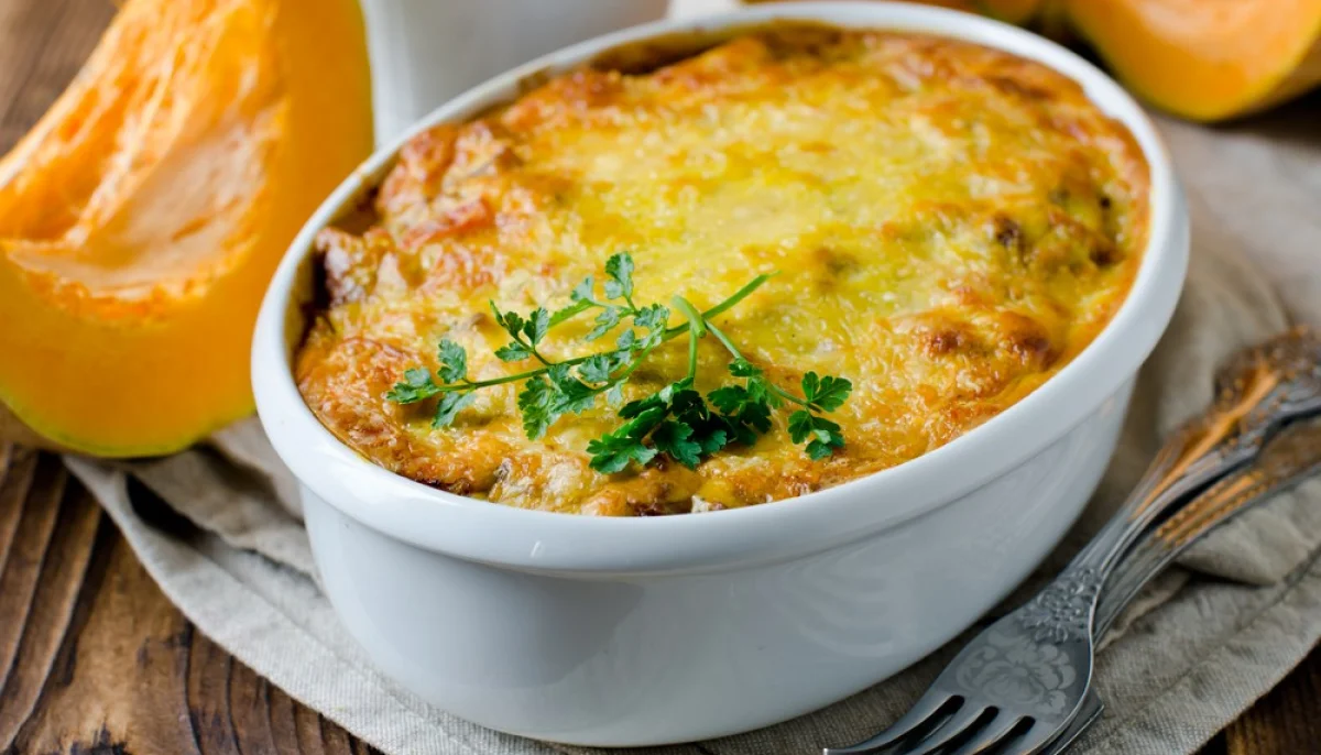 Gratin à la citrouille au fromage