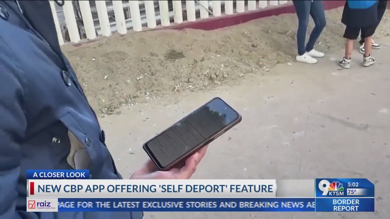 New CBP app offers 'self deport' feature