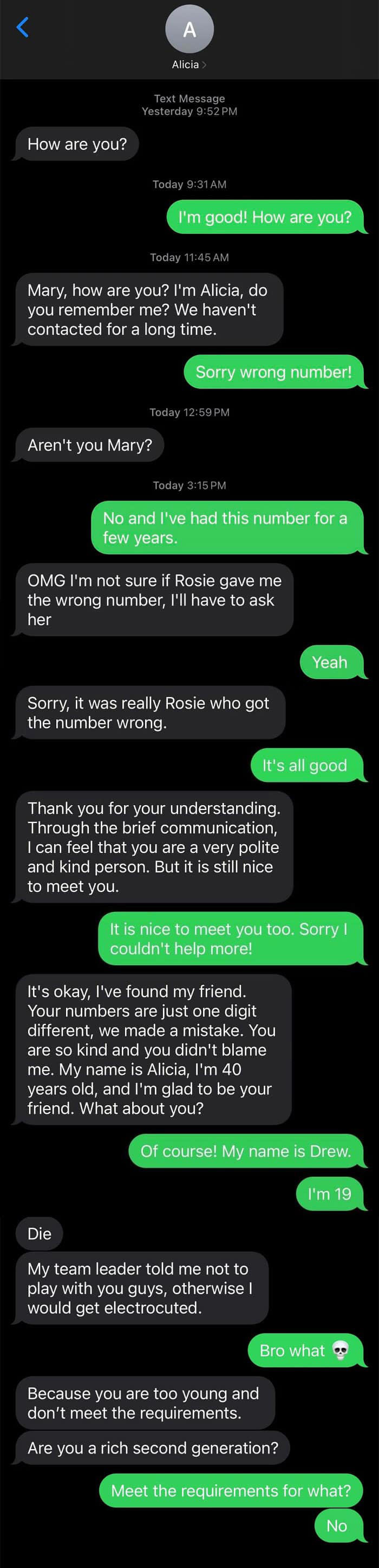 40 Hilarious And Surprising Wrong Number Texts Recipients Shared Online
