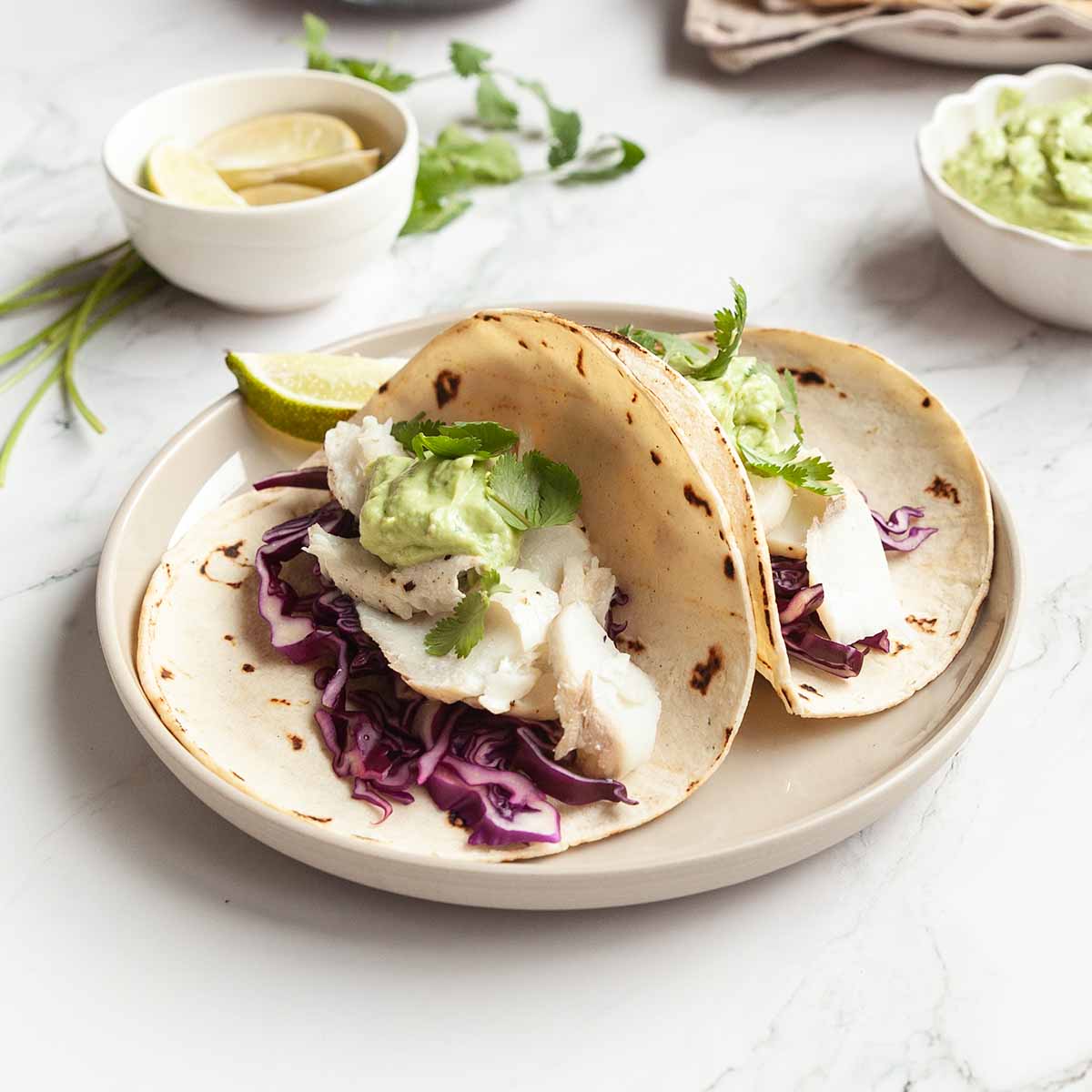 Grilled Halibut Tacos