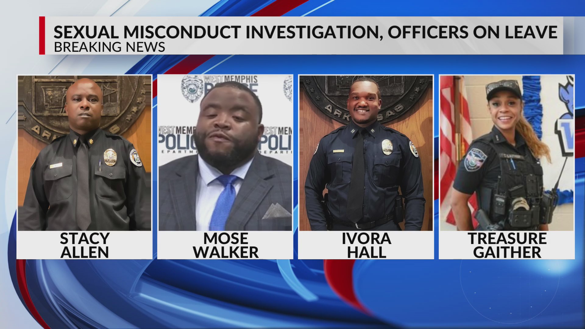 West Memphis sexual misconduct investigation, officers on leave