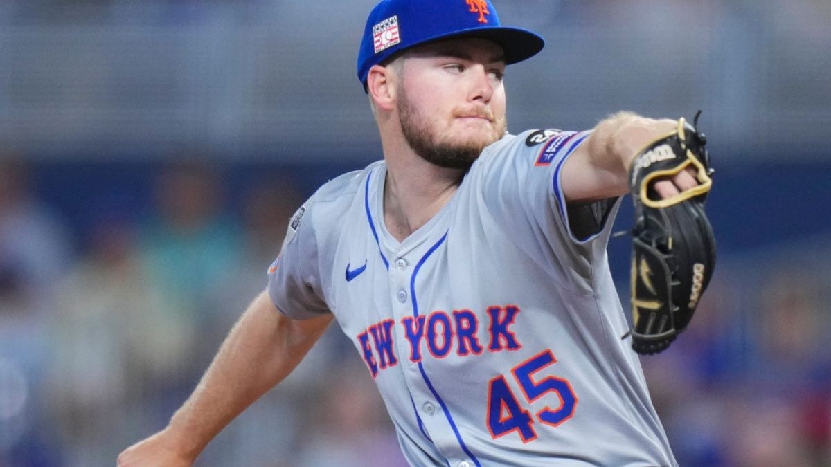MLB: Mets pitcher works hard to return to the mound after Tommy John ...