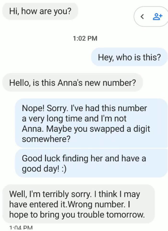 40 Hilarious And Surprising Wrong Number Texts Recipients Shared Online