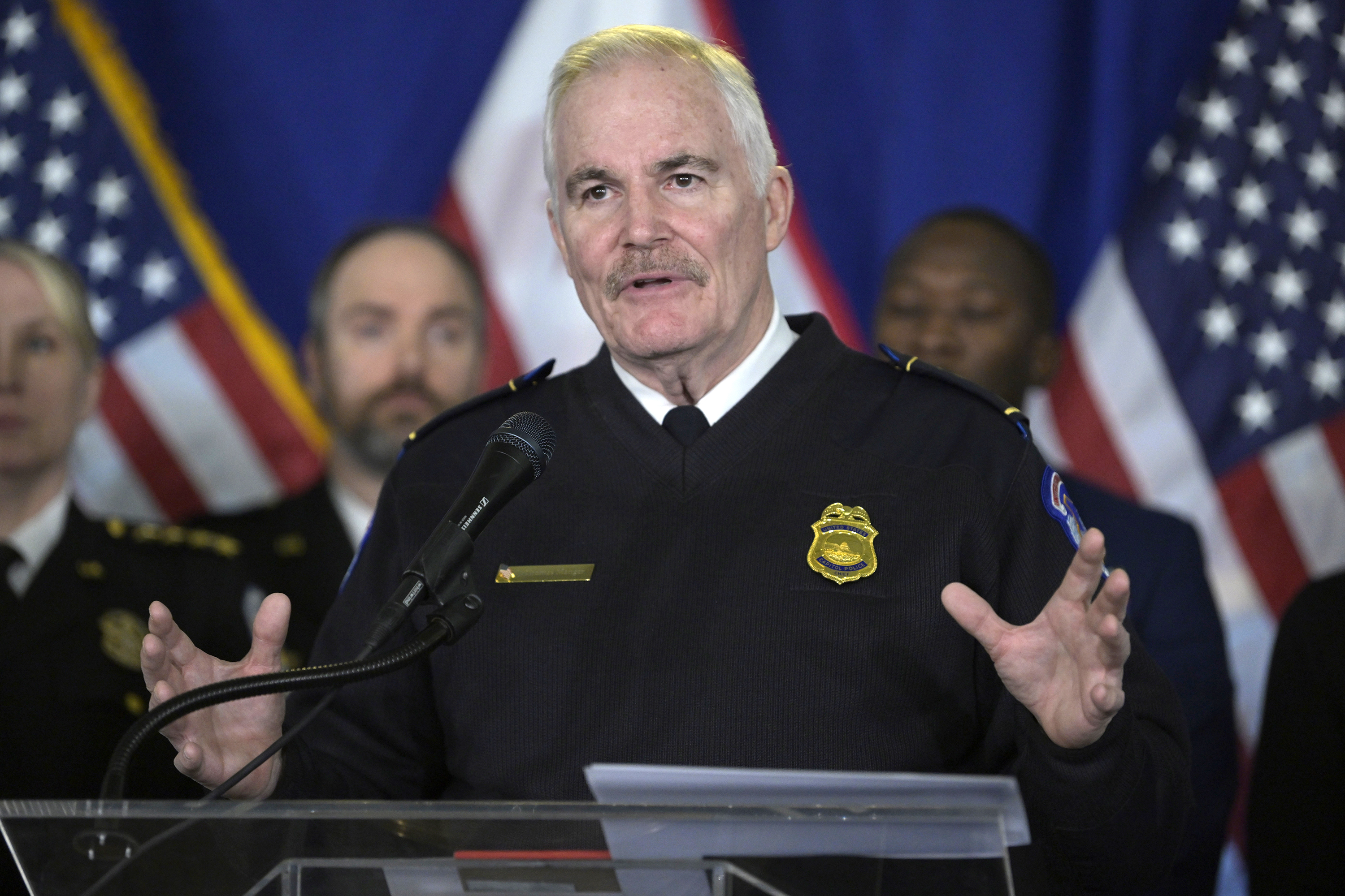 Capitol Police Chief J. Thomas Manger will retire in May
