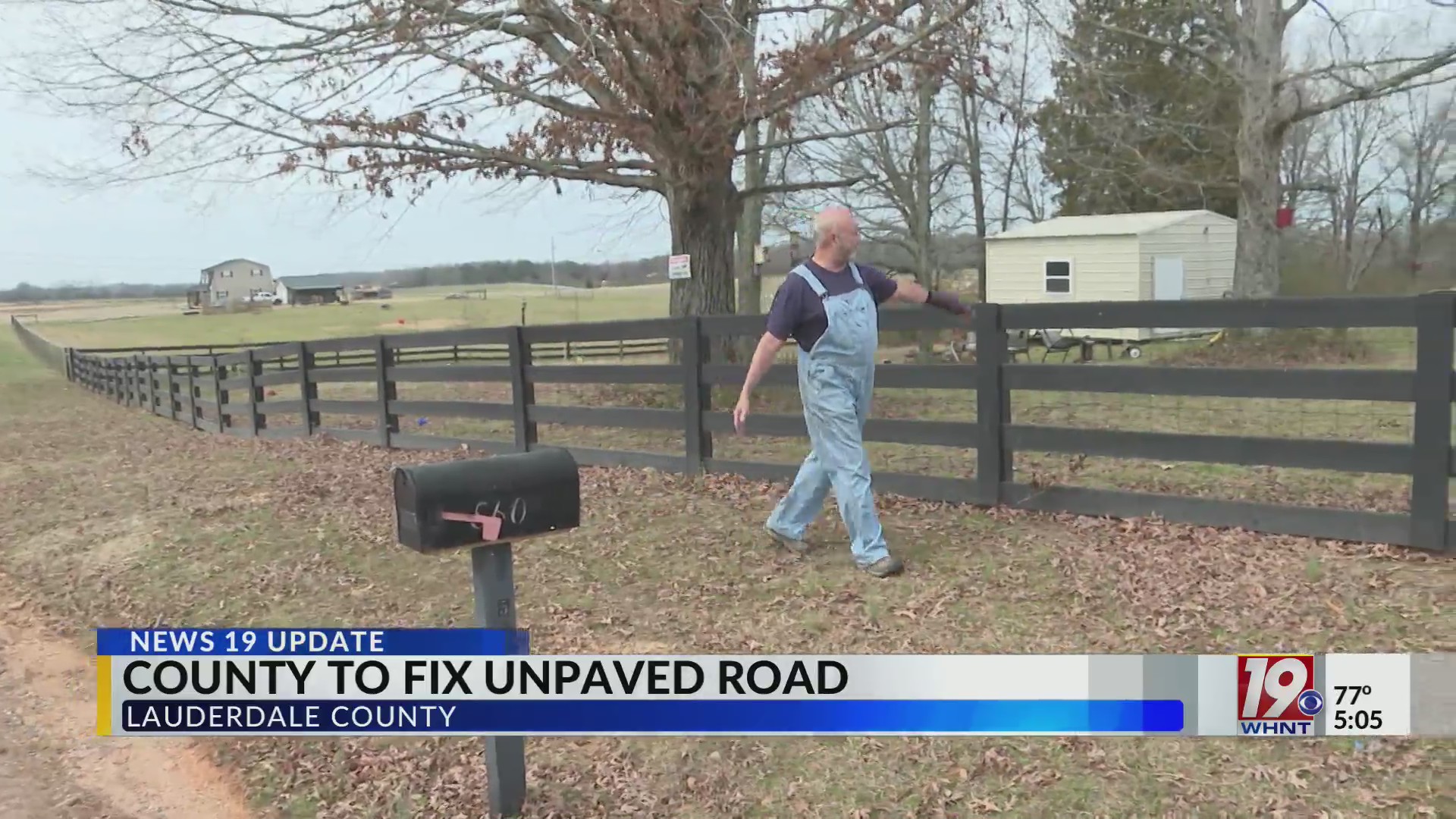 County to Fix Unpaved Road | March 11, 2025 | News 19 at 5 p.m.