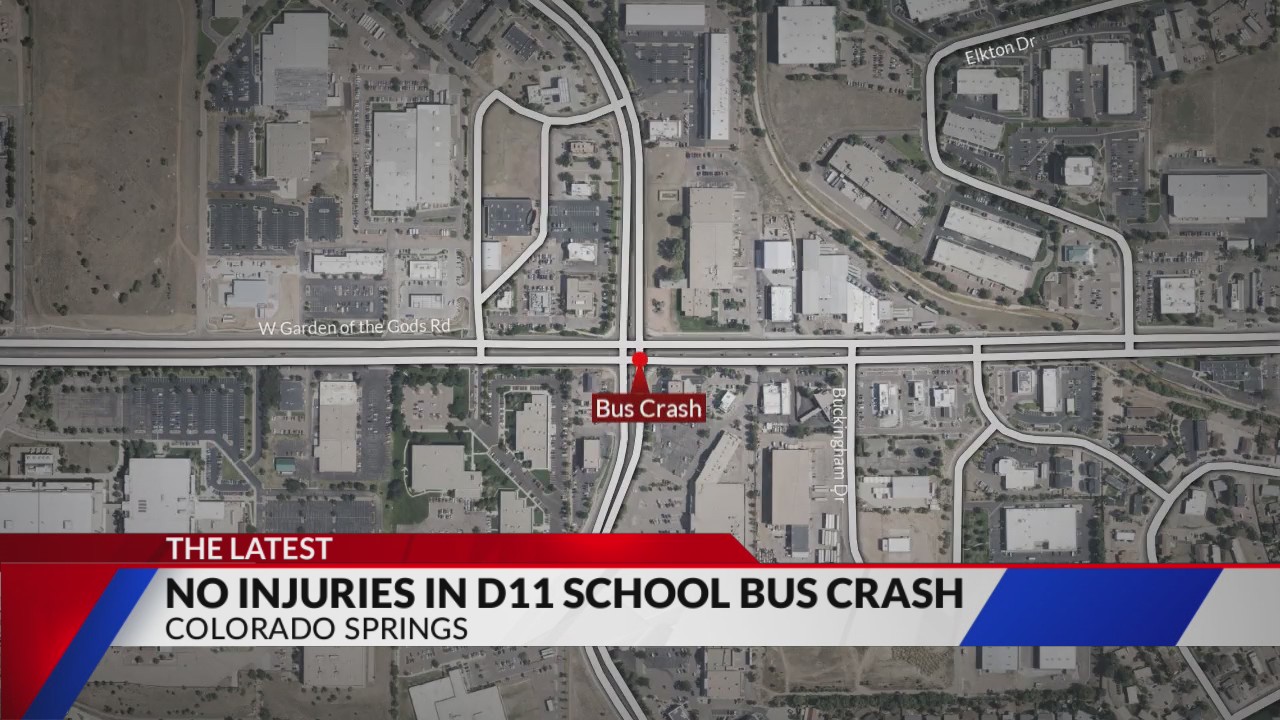 Police confirm no injuries in D11 school bus crash