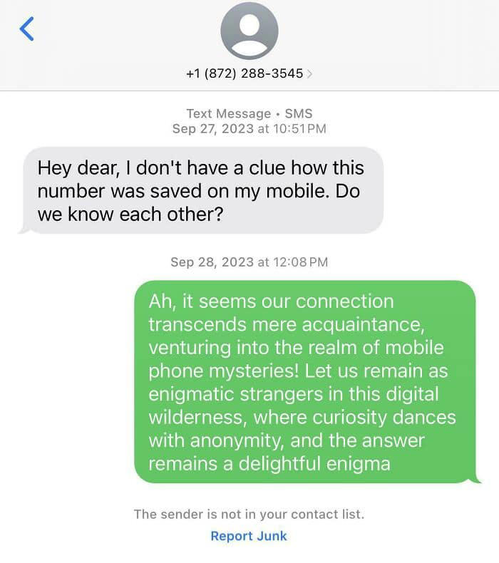 40 Hilarious And Surprising Wrong Number Texts Recipients Shared Online
