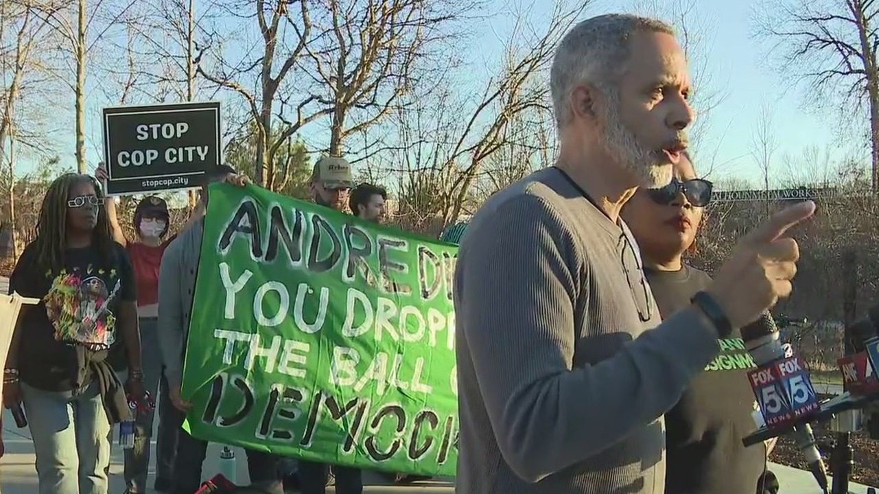 'Stop Cop City' protesters reject Mayor Dickens