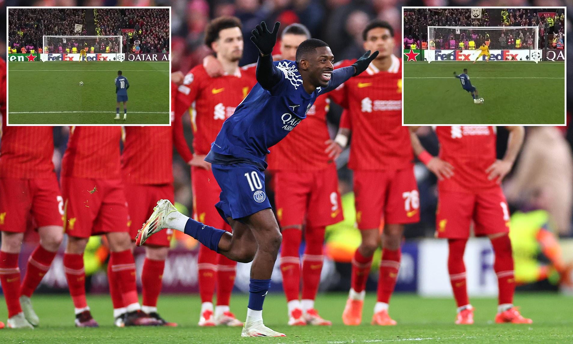 Revealed: Why Ousmane Dembele changed his run up to take his penalty ...