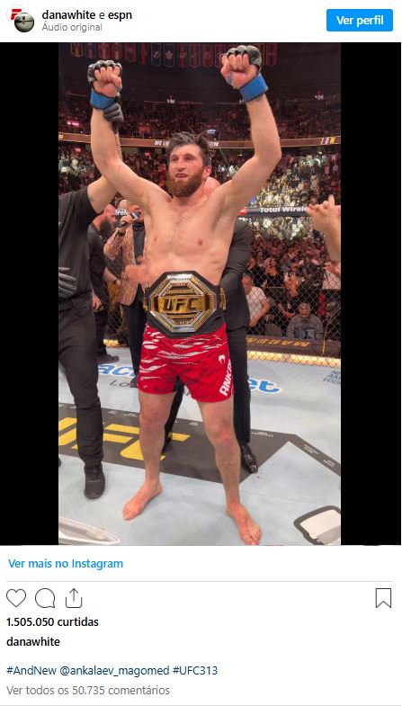 Magomed Ankalaev quebra recorde de Islam Makhachev em dois dias de ...