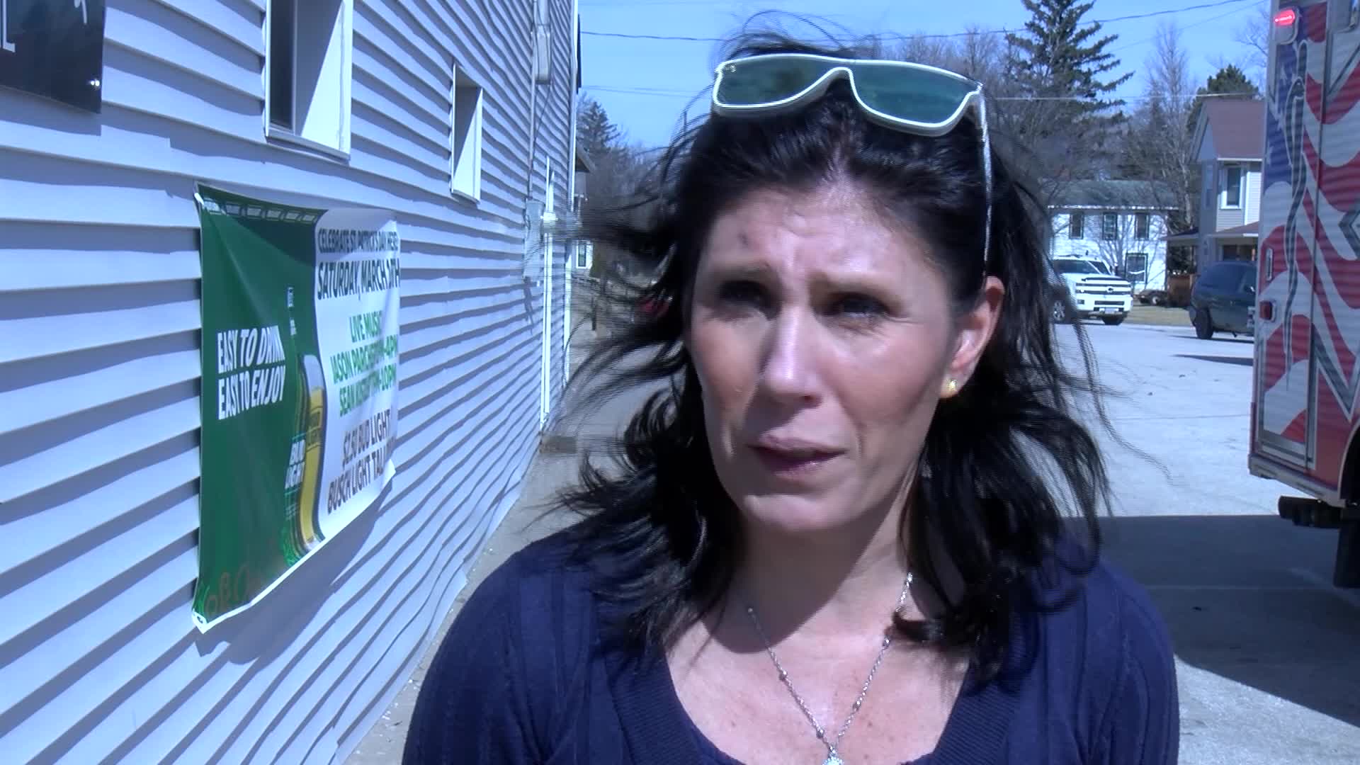 Stephanie Dye talks about the fire in Reynolds