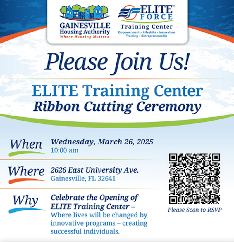 Gainesville Housing Authority hosts ELITE Training Center ribbon-cutting
