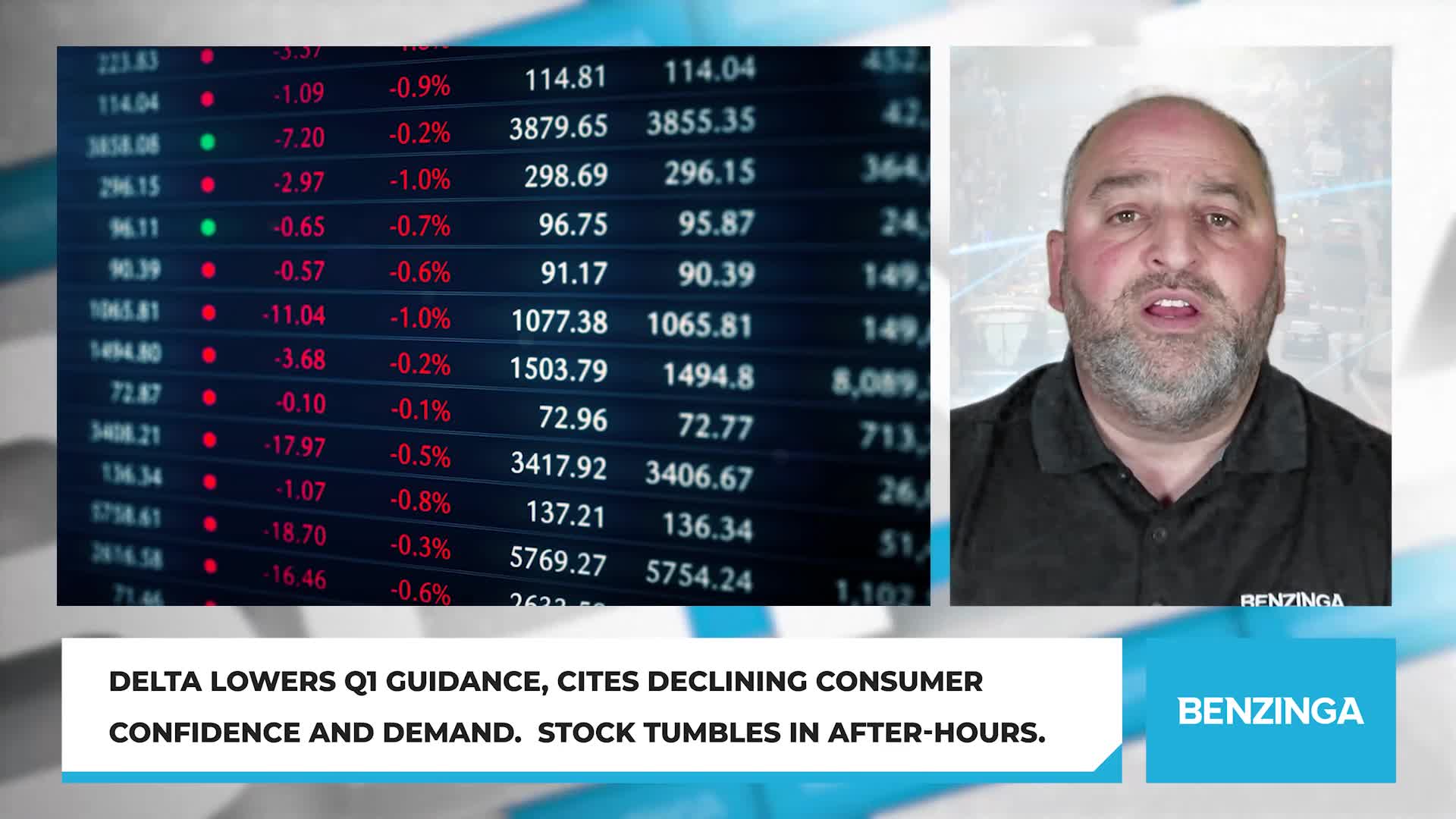 Delta Lowers Q1 Guidance, Cites Declining Consumer Confidence and Demand