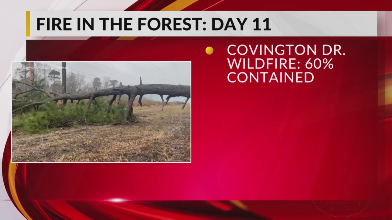 Covington Drive fire 60% contained, smoldering layers still a risk