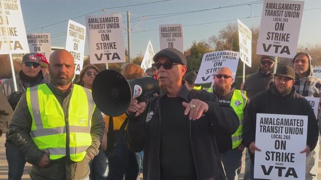 Santa Clara VTA files complaint as transit workers' strike rolls into ...