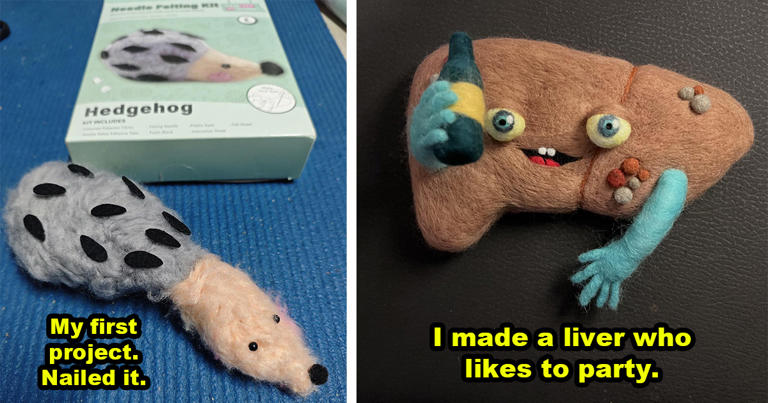 35 Great (And Hilariously Bad) Needle Felting Art Projects From Masters ...