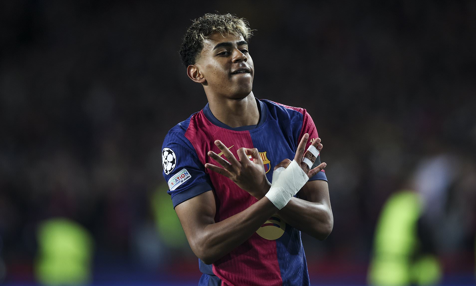 Lamine Yamal creates Champions League history with stunning goal and ...