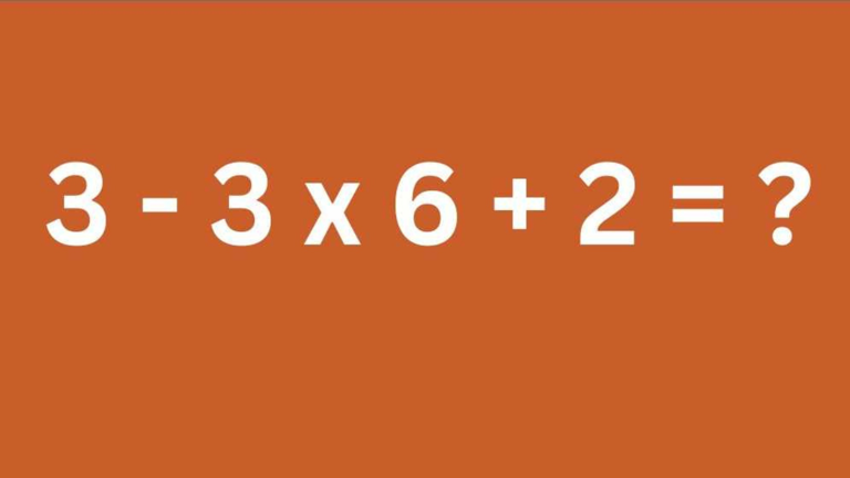 Maths Quiz: You are the smartest person on Earth if you can solve this ...