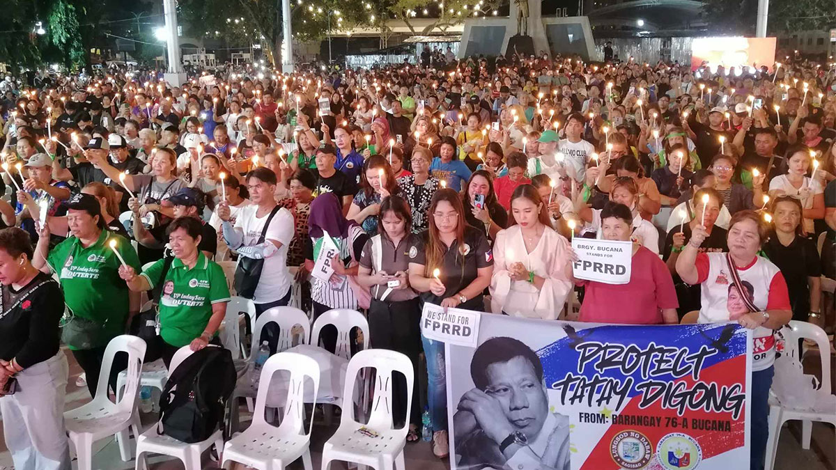 Supporters cry persecution, injustice over arrest of Duterte