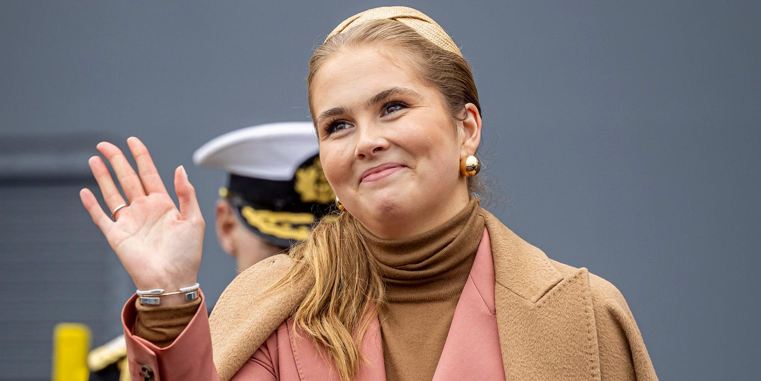La princesa Amalia demuestra ser la mejor heredera del estilo de su ...