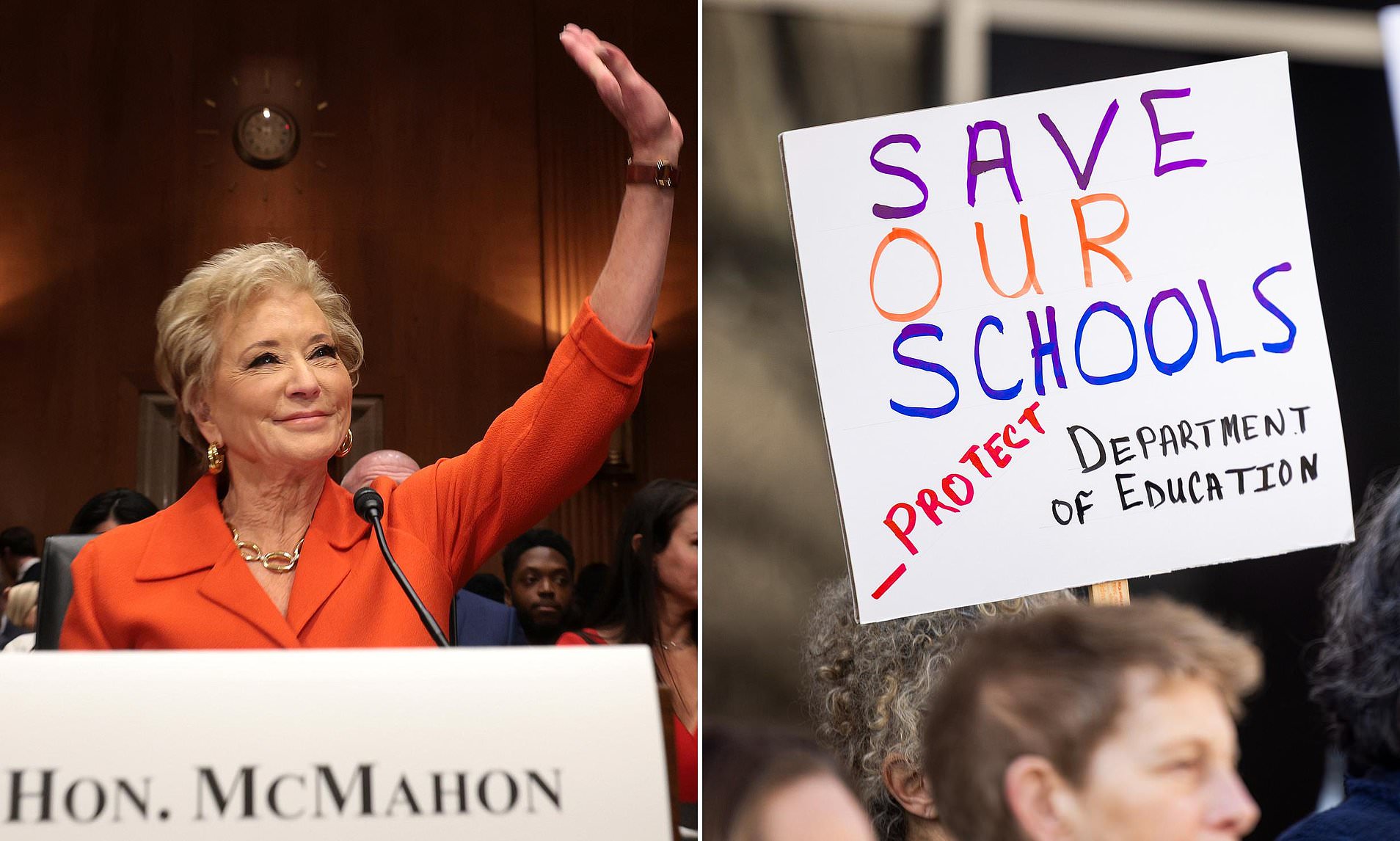 Education Department starts massive layoffs for half of ALL staff