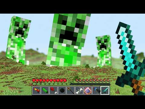 Minecraft but all Mobs are Giant