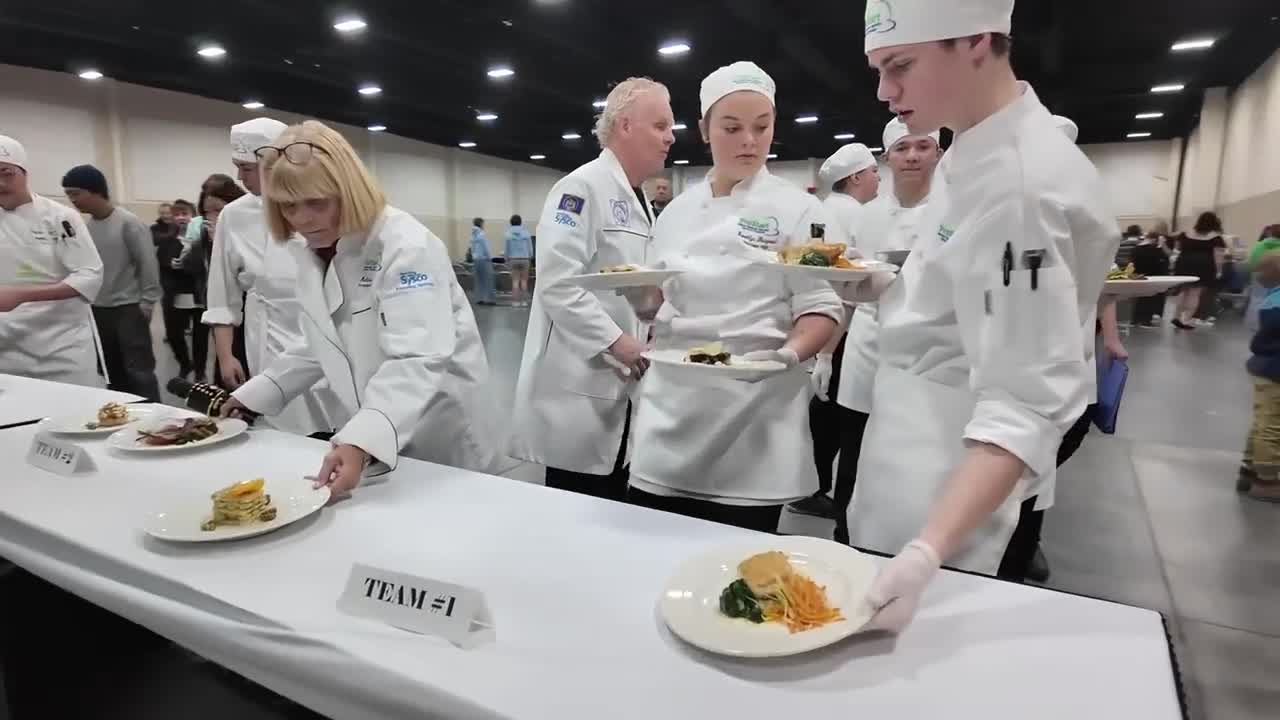 Utah culinary students show off their skills in cooking competition