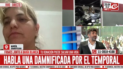 Habla una damnificada por el temporal: "Estuve cinco día fuera de mi casa"