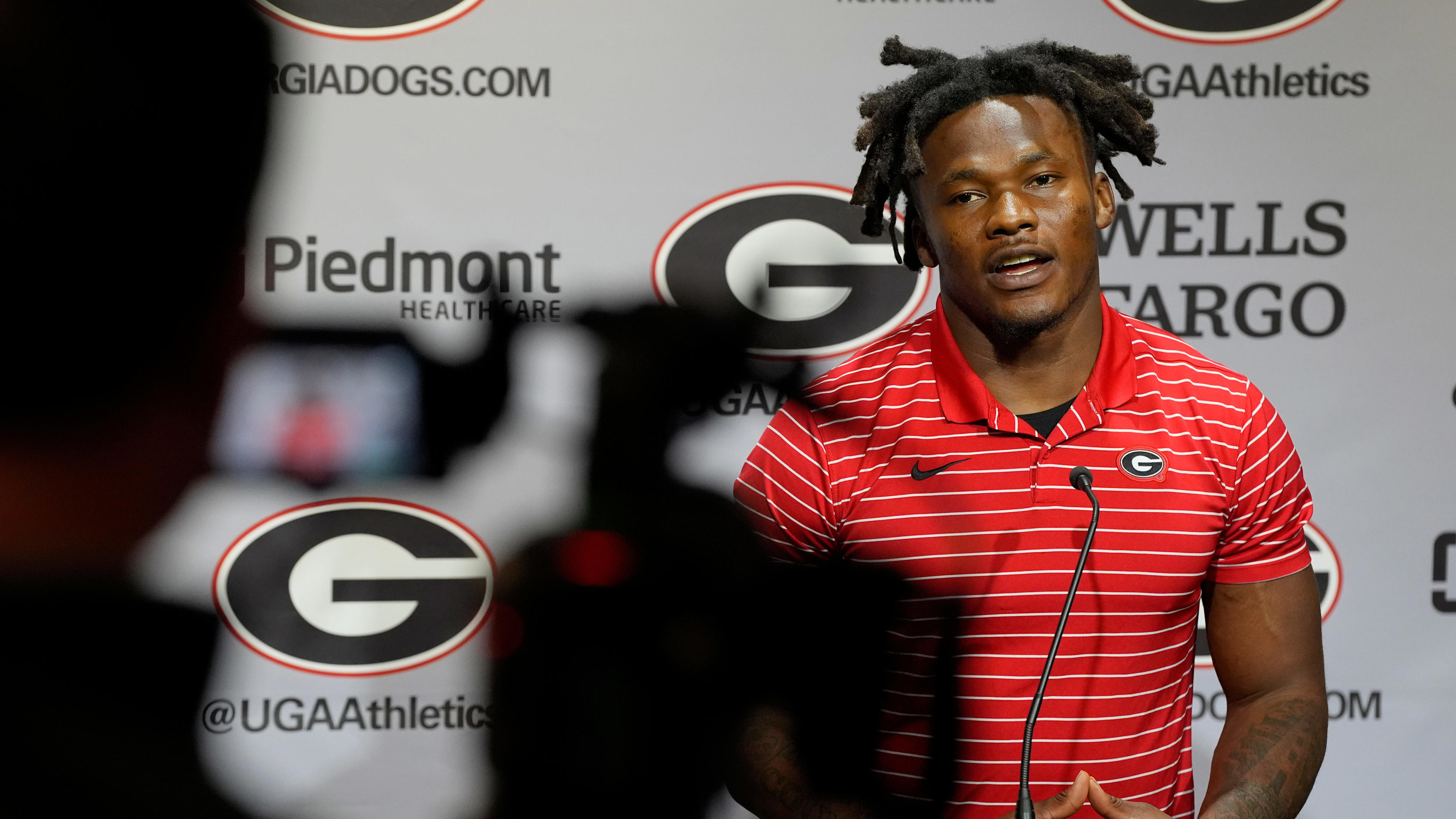 UGA's Raylen Wilson tells media about plans for improving this season