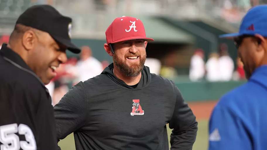 Alabama Baseball Head Coach Rob Vaughn Preparing for ‘Bear’ at No. 19 ...