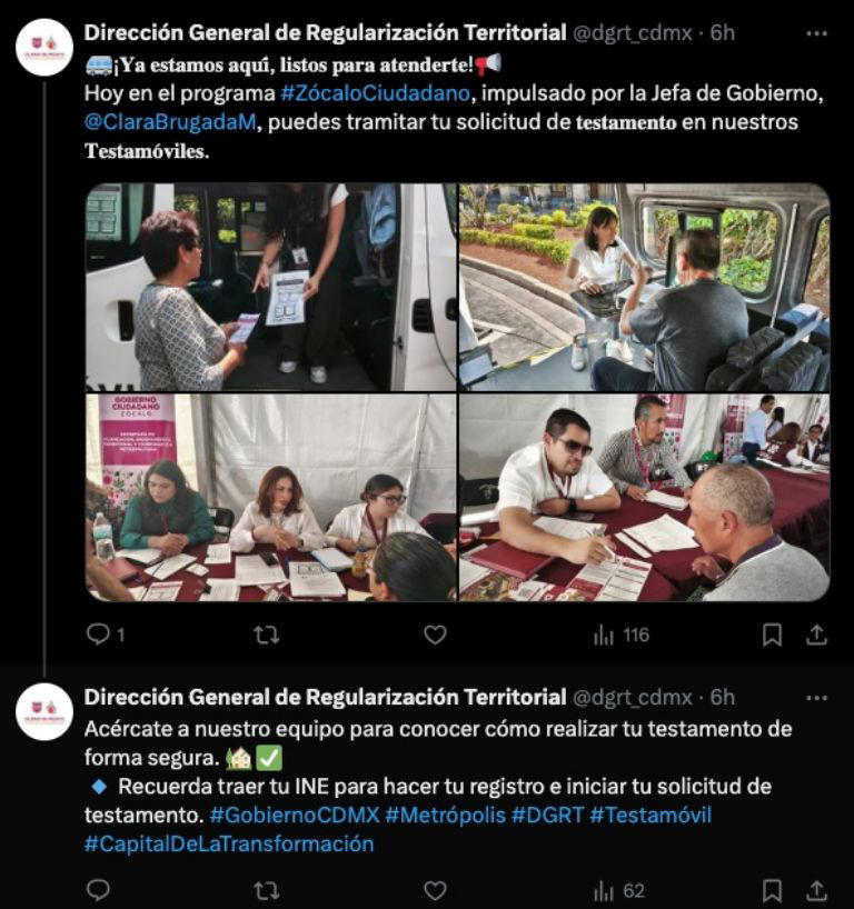 Inauguran “testamóvil” en Zócalo Ciudadano: así podrán realizar el ...