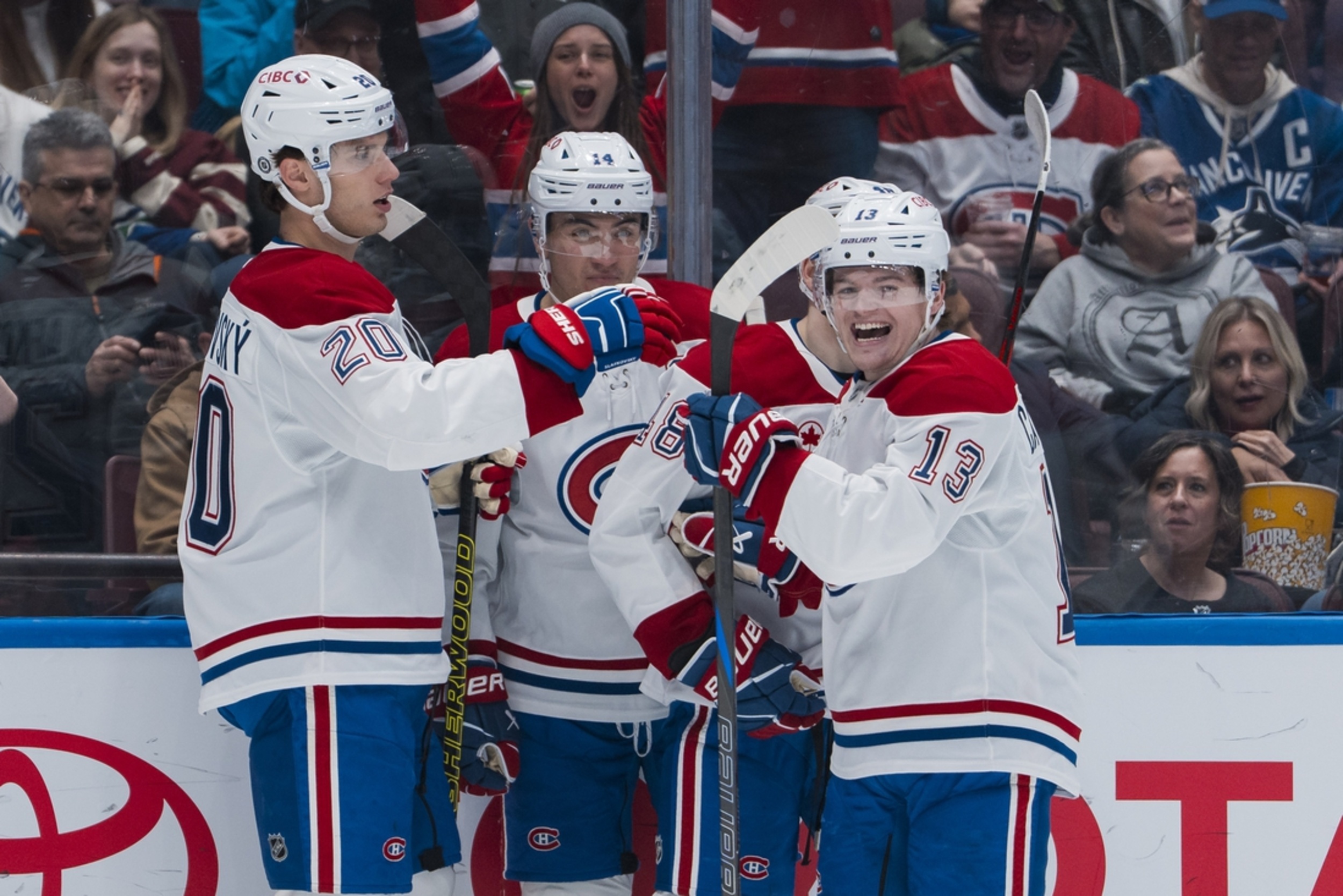 Habs ride Juraj Slafkovsky's 3-point game to win over Canucks