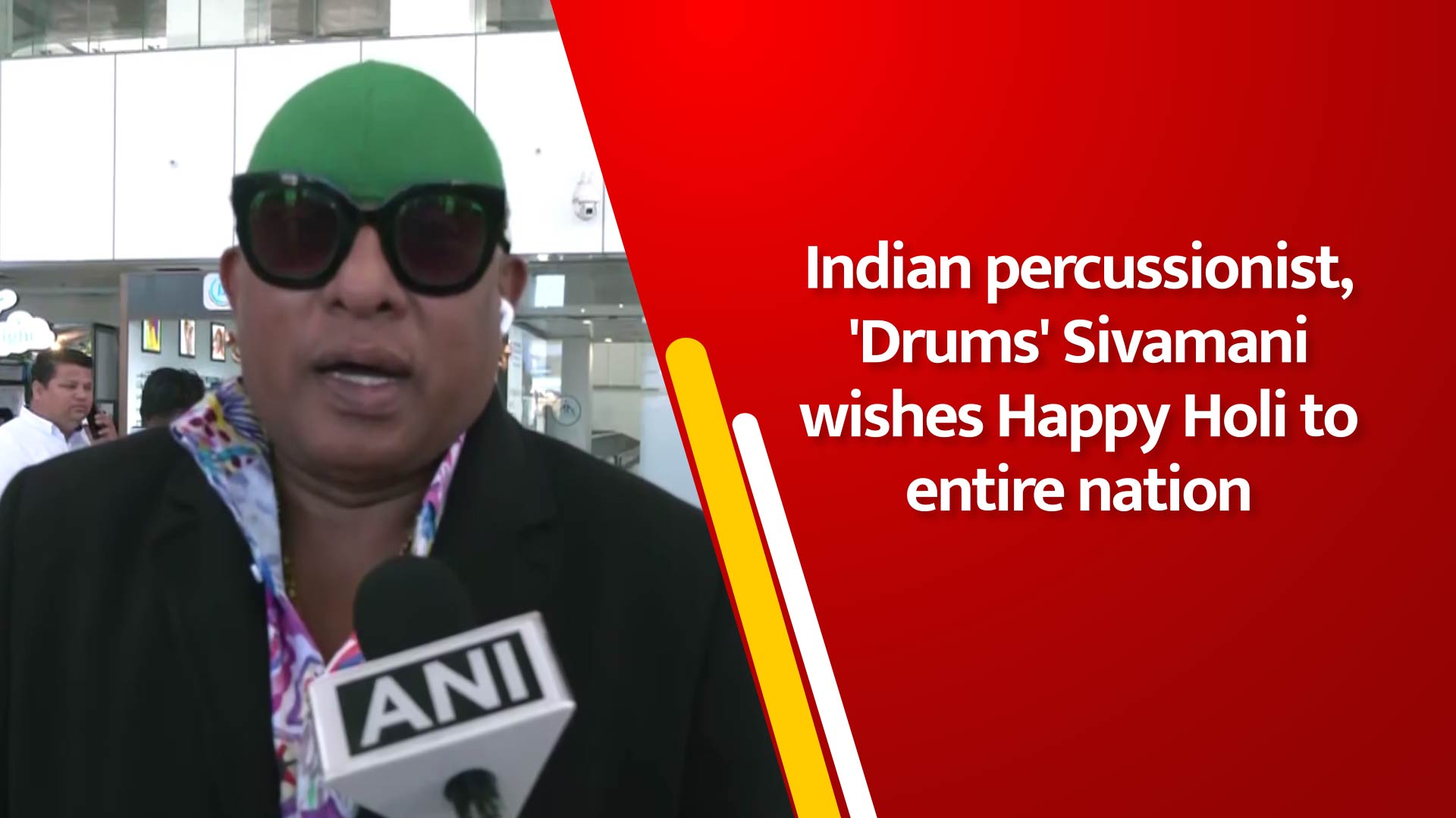 Indian percussionist, 'Drums' Sivamani wishes Happy Holi to entire nation