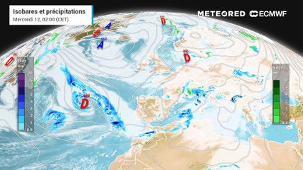 Temps humide sur la France