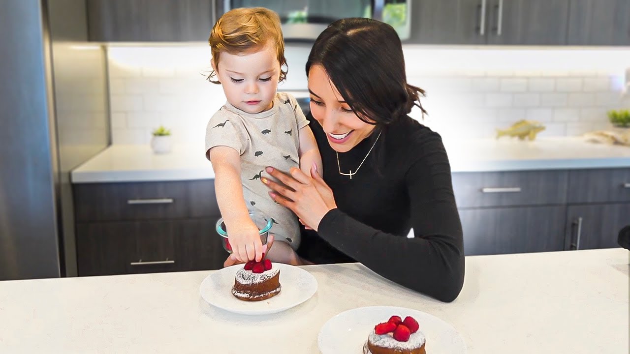 This family baked the perfect lava cake