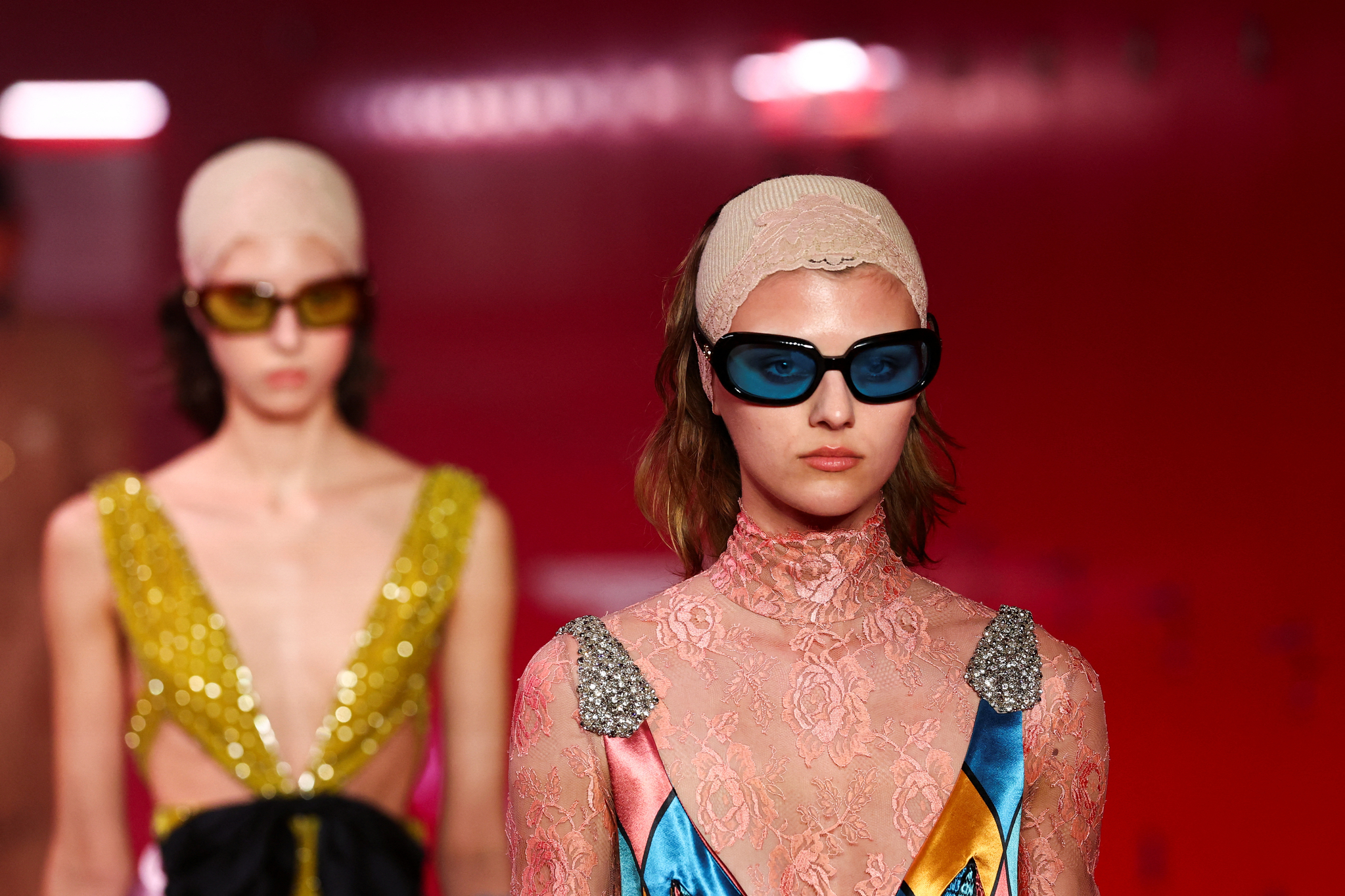 Big shoulders, bold statements hit runway for Paris Fashion Week