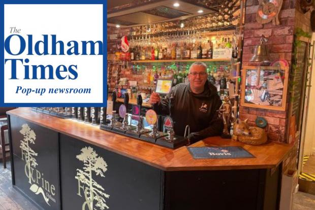 Come visit The Oldham Times at town centre pub
