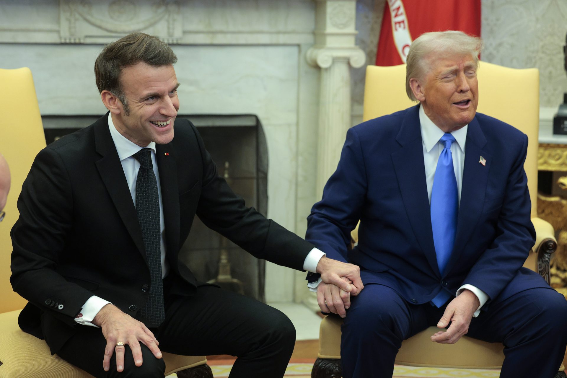 Flashback: Macron’s live-TV smackdown that left Trump fuming