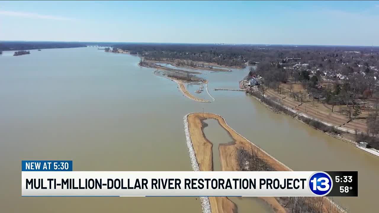 Multi-million-dollar river restoration project nears completion