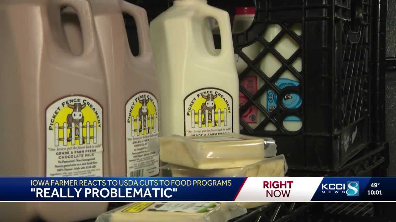 'Really problematic': Iowa farmer reacts to USDA decision to cut food ...