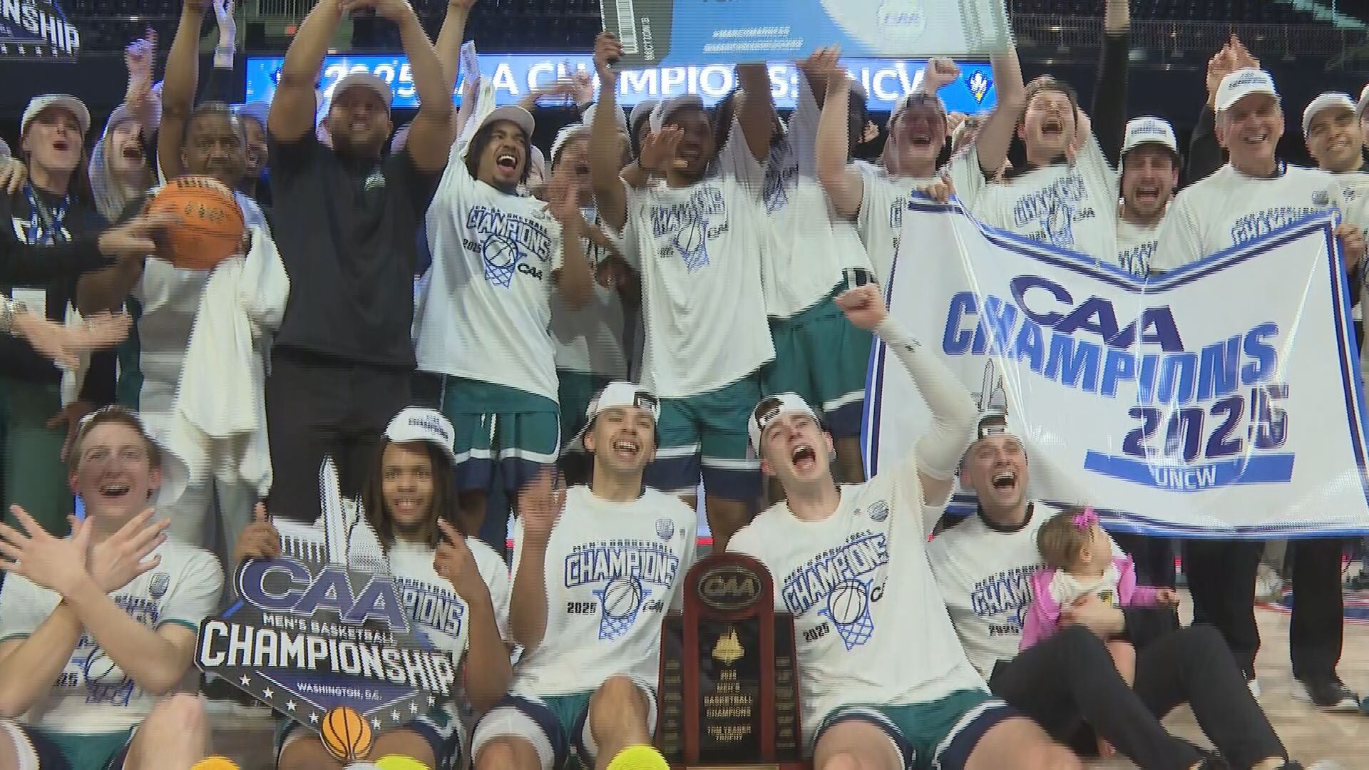 UNCW men’s basketball wins CAA championship, headed to NCAA tournament