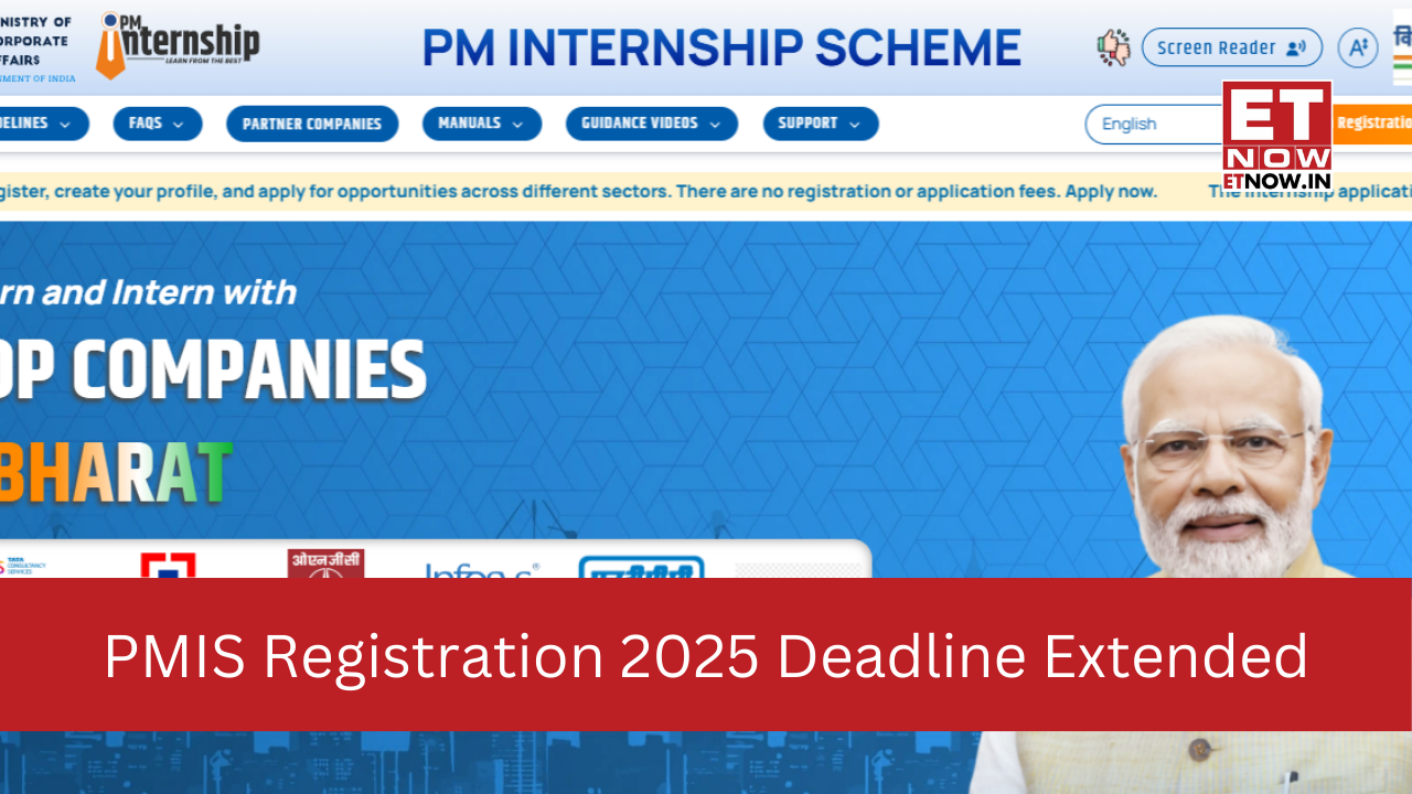 PMIS 2025: PM Internship Scheme Registration deadline extended; Steps ...