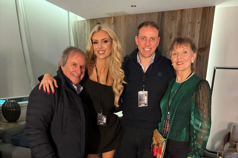 Rosanna Davison shares cute photos with parents Diane and Chris de Burgh