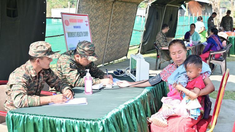 Manipur: Indian Army organizes special medical camp for women at Kanto ... Manipur: Indian Army organizes special medical camp for women at Kanto ...