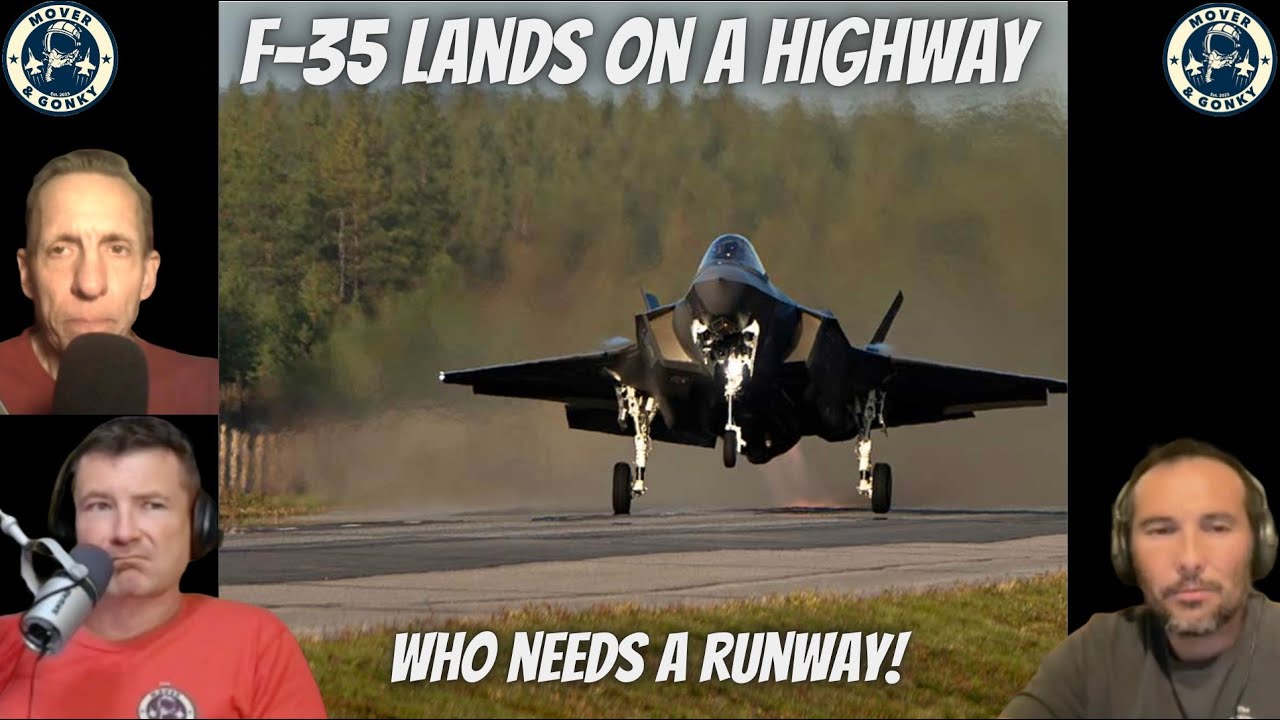 F-35 Performs a Stunning Highway Landing