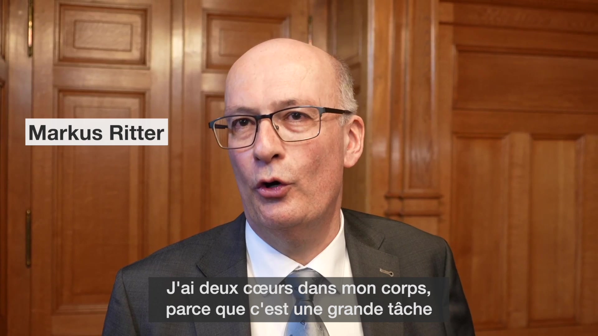 Markus Ritter: "J'étais prêt à relever cette tâche"